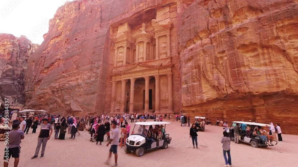 Petra, Jordan - 7th october, 2022 : Al Khazneh - the treasury, ancient ...