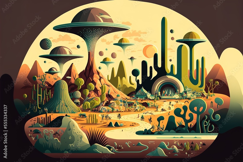 Collected Cartoon Illustrations in Format imaginary worlds inhabited by ...