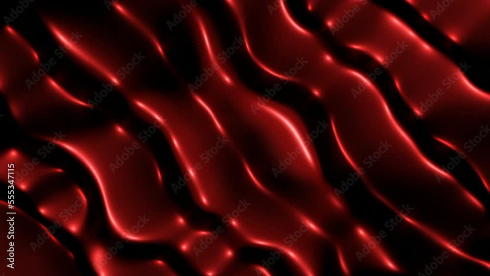 Rotating liquid ripples with lines. Design. 3D liquid with ripples ...