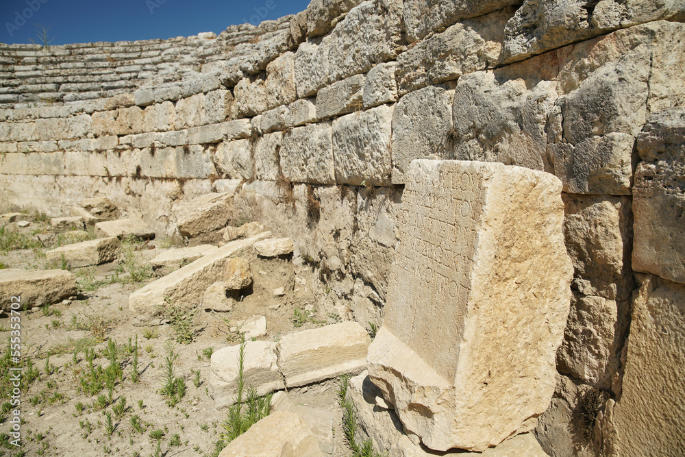 Stadium of Perge Ancient City in Antalya, Turkiye Stock Photo | Adobe Stock