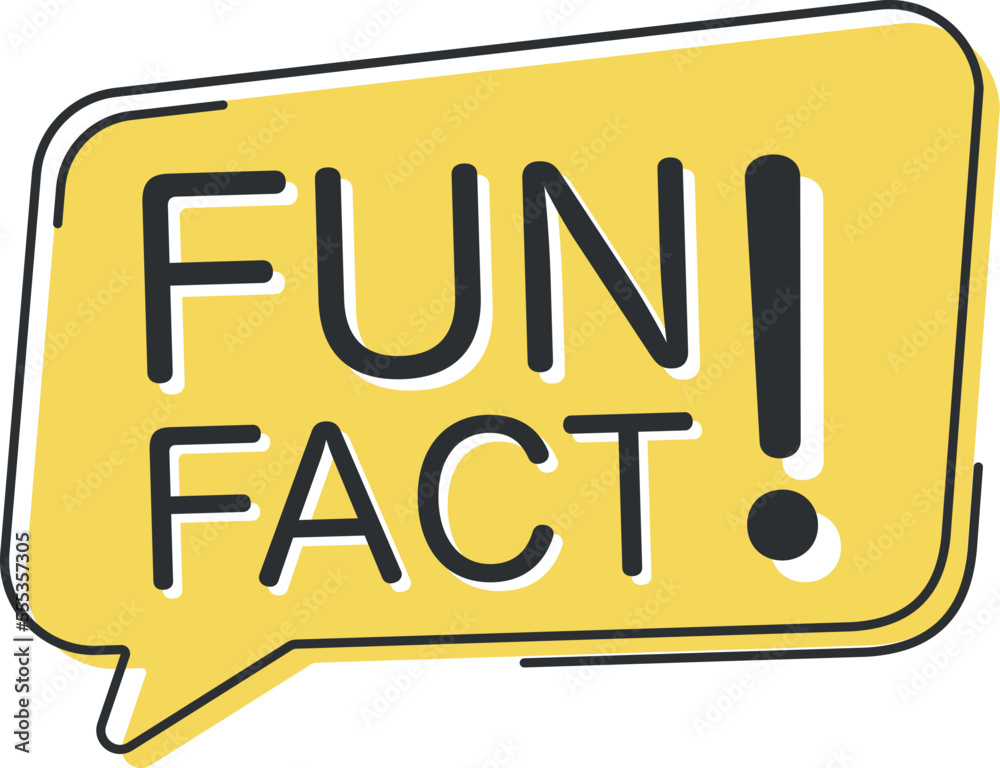 Fun fact comic speech bubble in pop art style. Comic speech. Dialog ...
