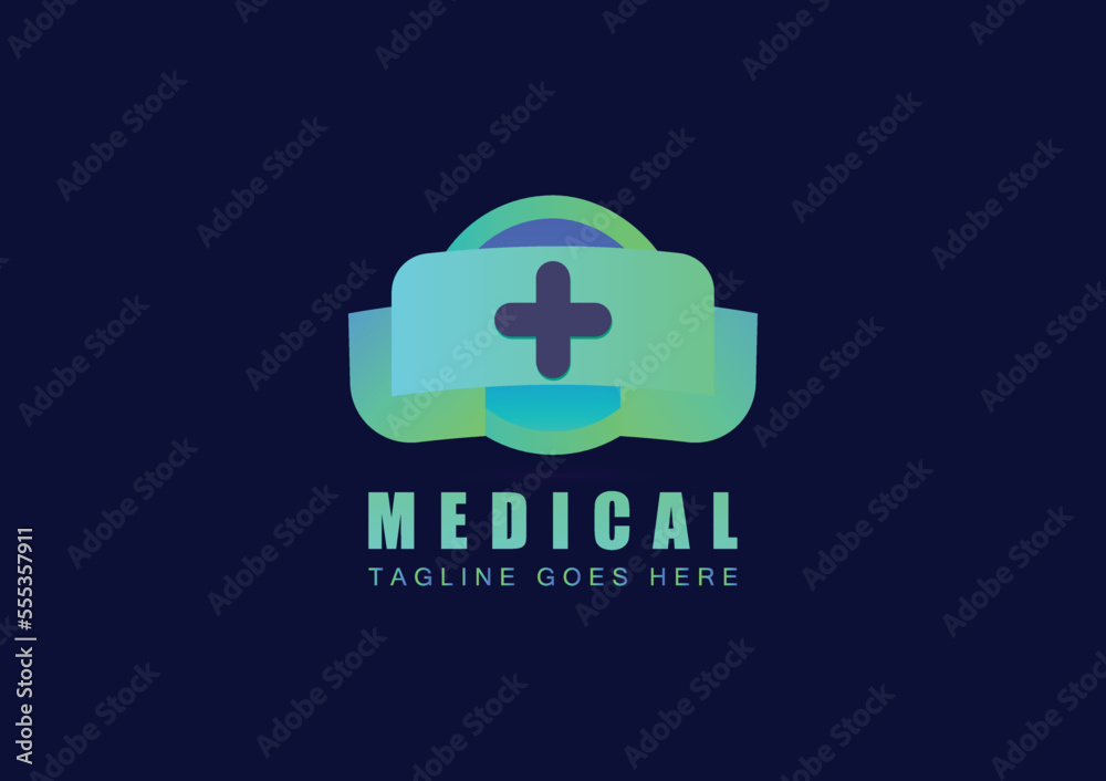 Health minimal and cool logo brand icon symbol and visual identity for ...