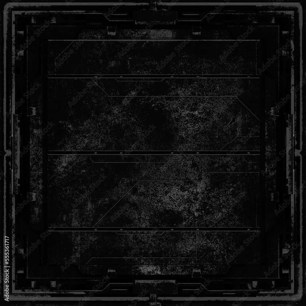 Sci-Fi Ceiling Stock Illustration | Adobe Stock