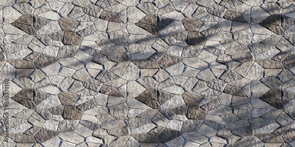 texture of the stone shadow texture background 3d render illustration ...