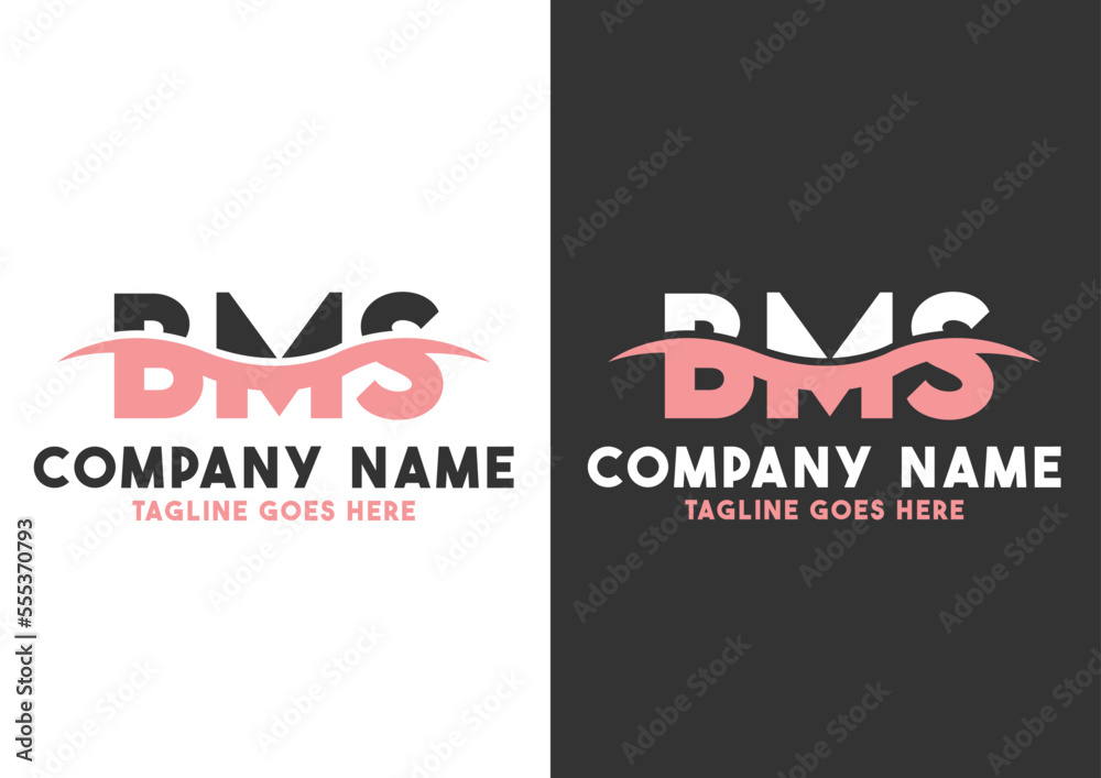 Letter BMS logo design template, BMS logo Stock Vector | Adobe Stock