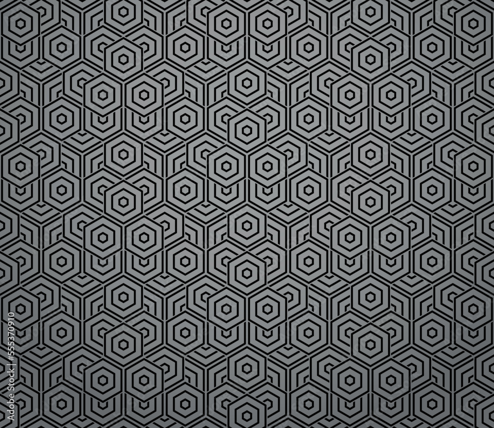 Abstract Geometric Pattern With Stripes Lines Seamless Vector
