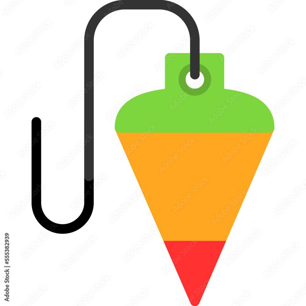 Plumb Bob Icon Stock Vector | Adobe Stock