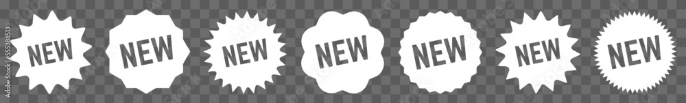 New Tag White | Special Offer Icon | Sticker | Deal Label | Variations ...