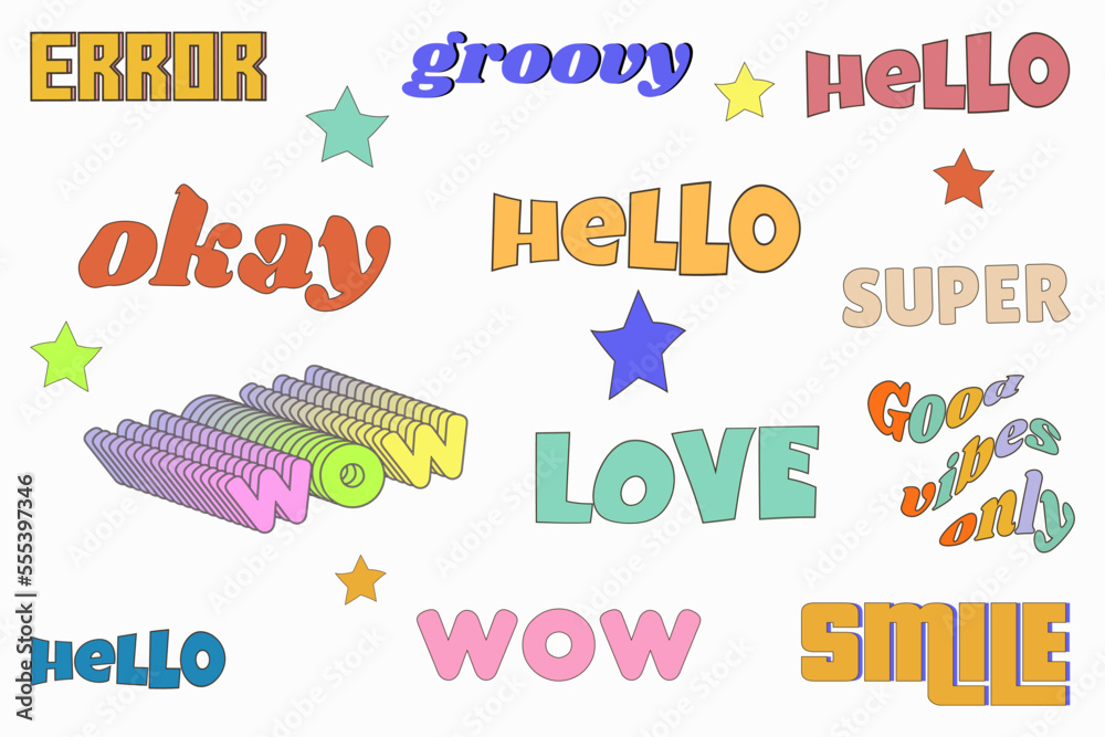 y2k.Vector set of design elements.Retro elements.y2k collection. 2000s ...