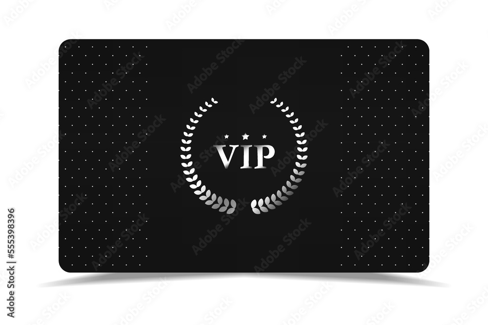 VIP.Premium card.Vip silver ticket.Luxury template design. VIP card.VIP ...