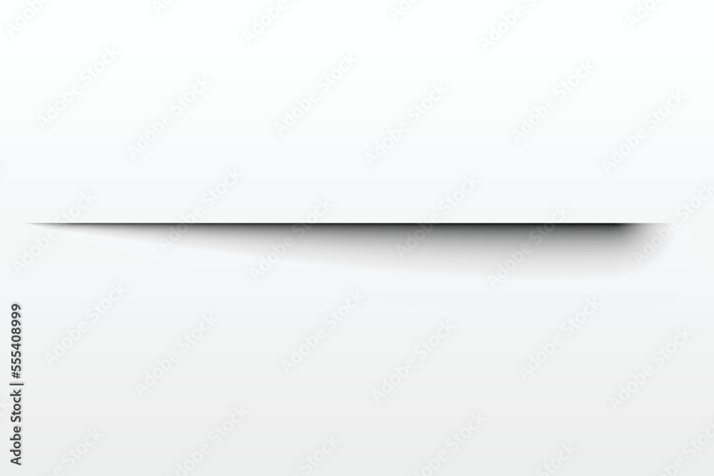 Shadow effect. Realistic blurred edges shadow of isolated template ...