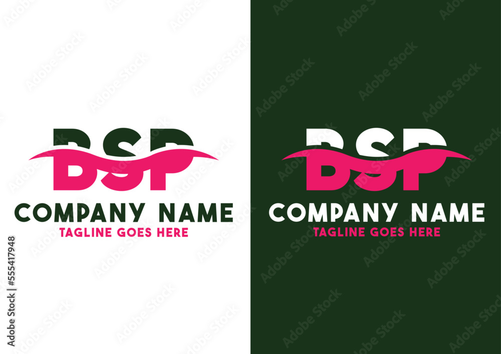 Letter BSP logo design template, BSP logo Stock Vector | Adobe Stock