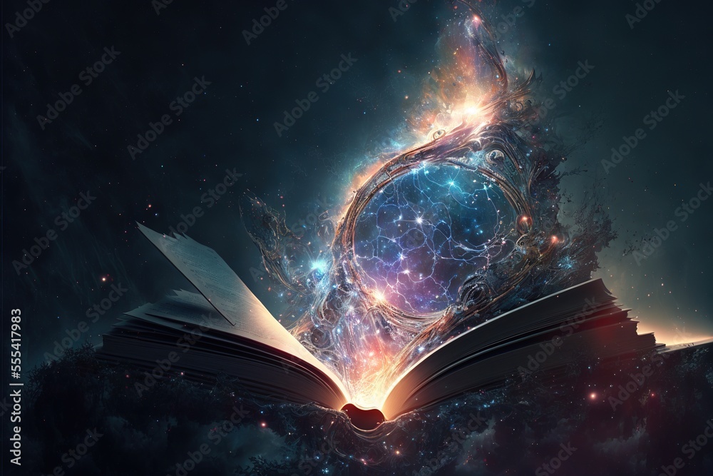 The Sphere Of Creation Being Hold By The Bible Showing The Word Of God ...