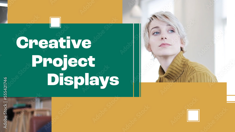 Creative Project Displays Stock Template | Adobe Stock