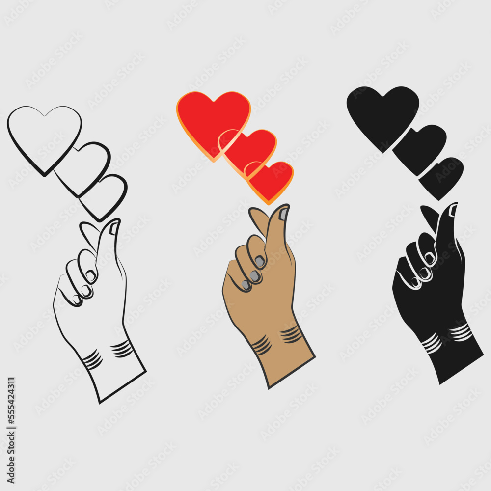 Hand Sign SVG Cut File, Hand Sign Cricut Svg, Hand Sign Clipart Svg ...