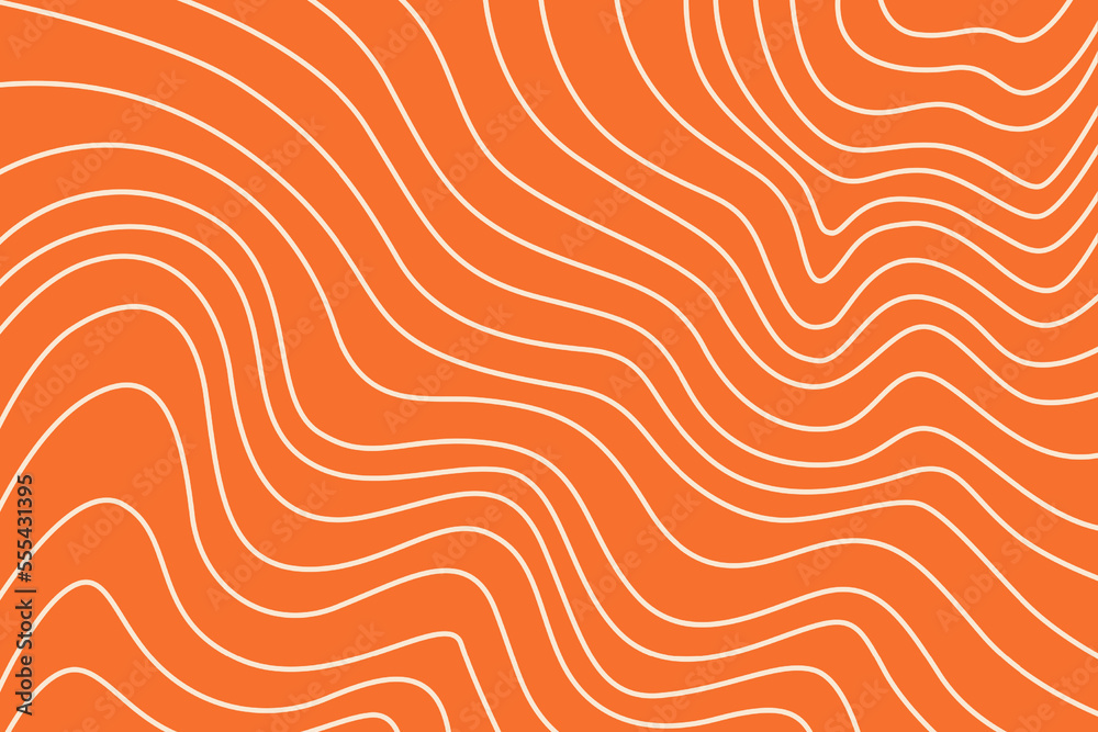Salmon fillet texture, fish pattern. Vector background with stripes salmon Stock Vector | Adobe ...
