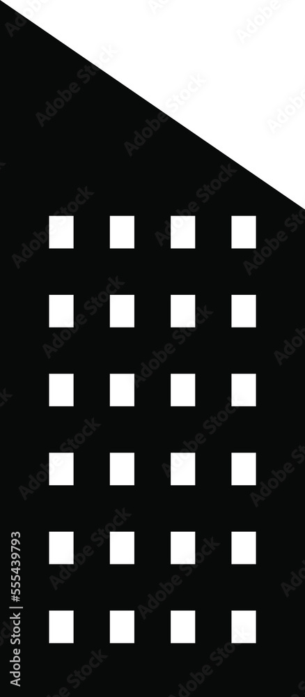 Building illustrations of a silhouette of city structures in outlines ...