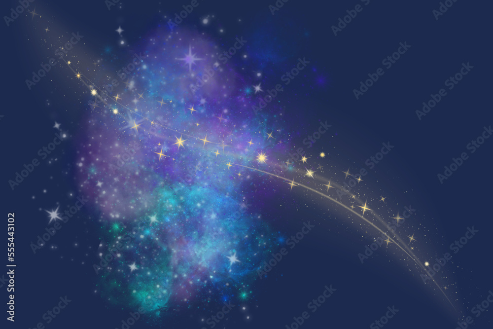 Happy birthday card template with galaxy, Galaxy happy birthday card ...