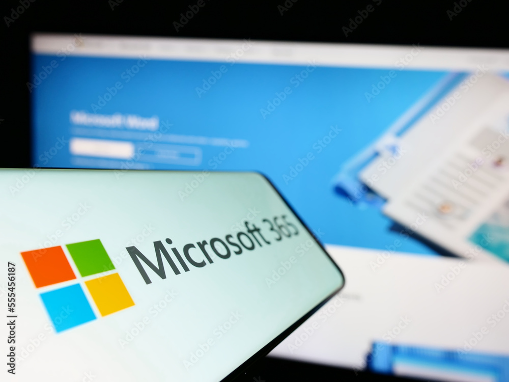 Stuttgart, Germany - 12-19-2022: Cellphone with logo of productivity ...