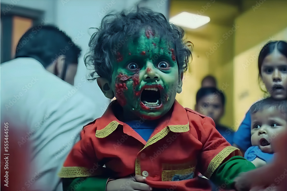 mutated and infected indian toddler/baby in a biological weapons lab ...