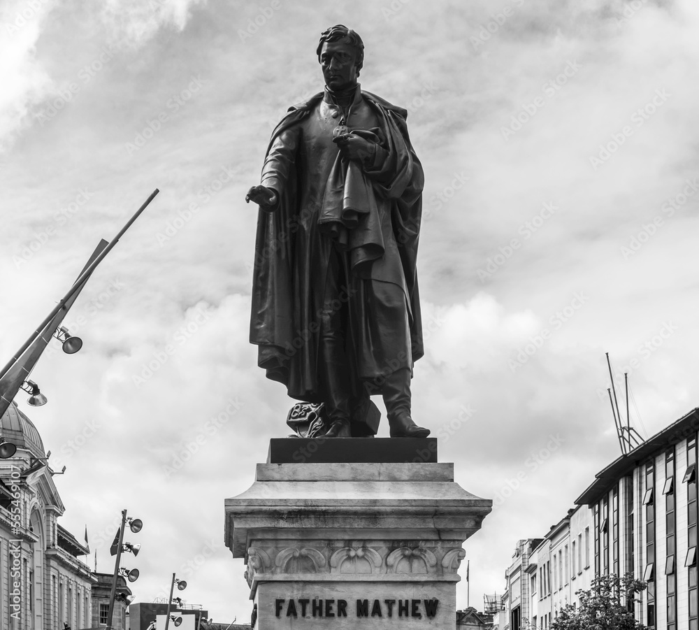 Statue of Father Mathew; City of Cork, County Cork, Ireland Stock Photo ...