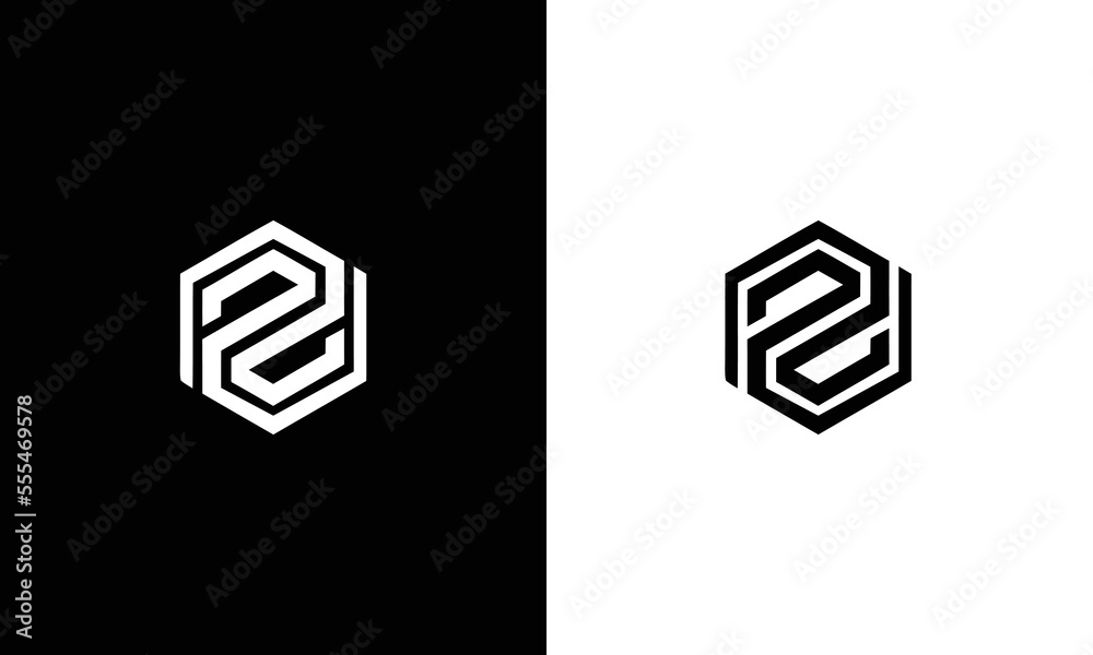 PD illustration monogram vector logo template Stock Vector | Adobe Stock