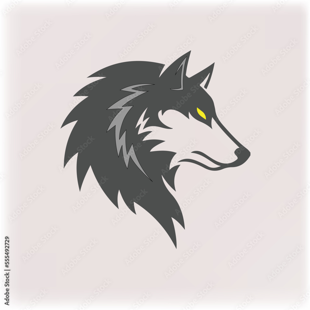 wolf vector illustrations, angry wolf vector, wolf icons, Wolf Vintage ...