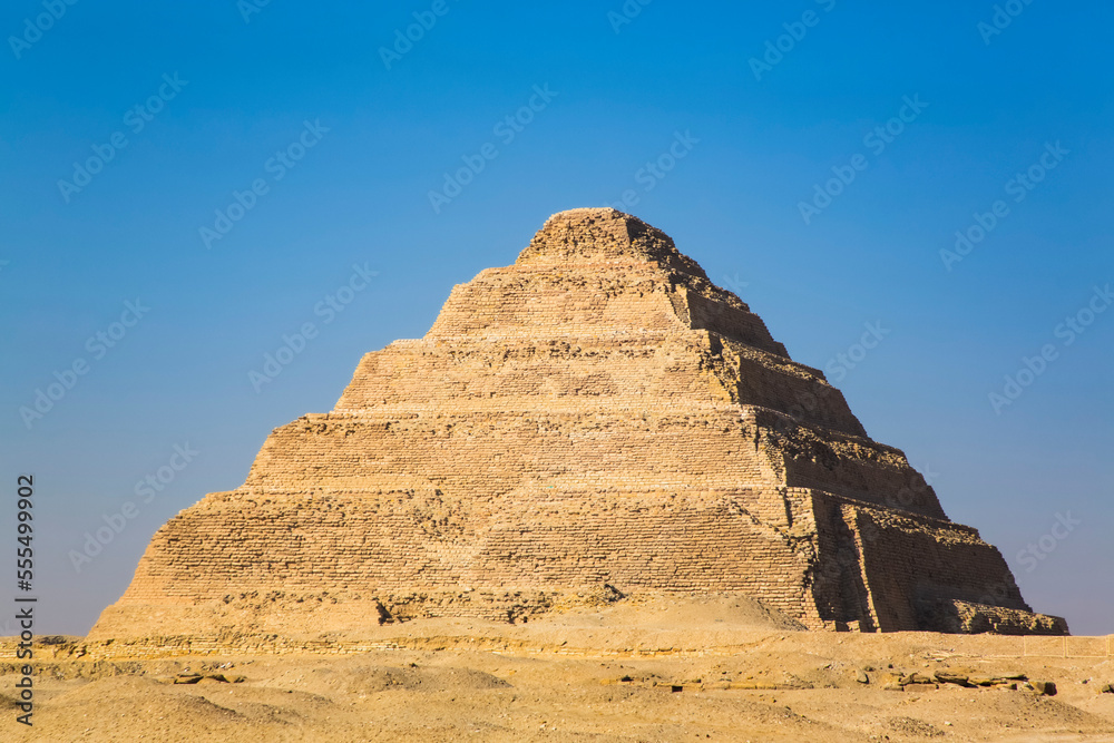 Djoser's Step Pyramid, Step Pyramid Complex, UNESCO World Heritage Site ...