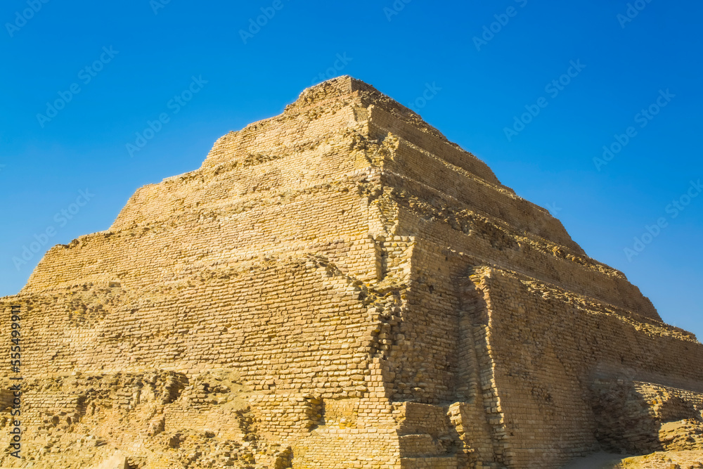 Djoser's Step Pyramid, Step Pyramid Complex, UNESCO World Heritage Site ...
