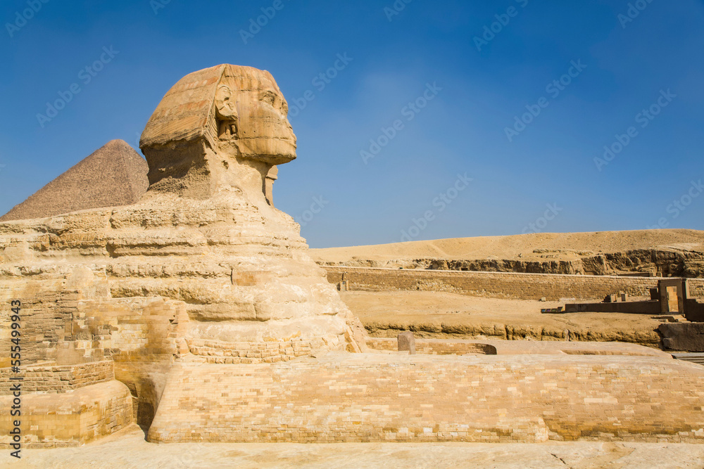 The Great Sphinx of Giza, UNESCO World Heritage Site; Giza, Egypt Stock ...