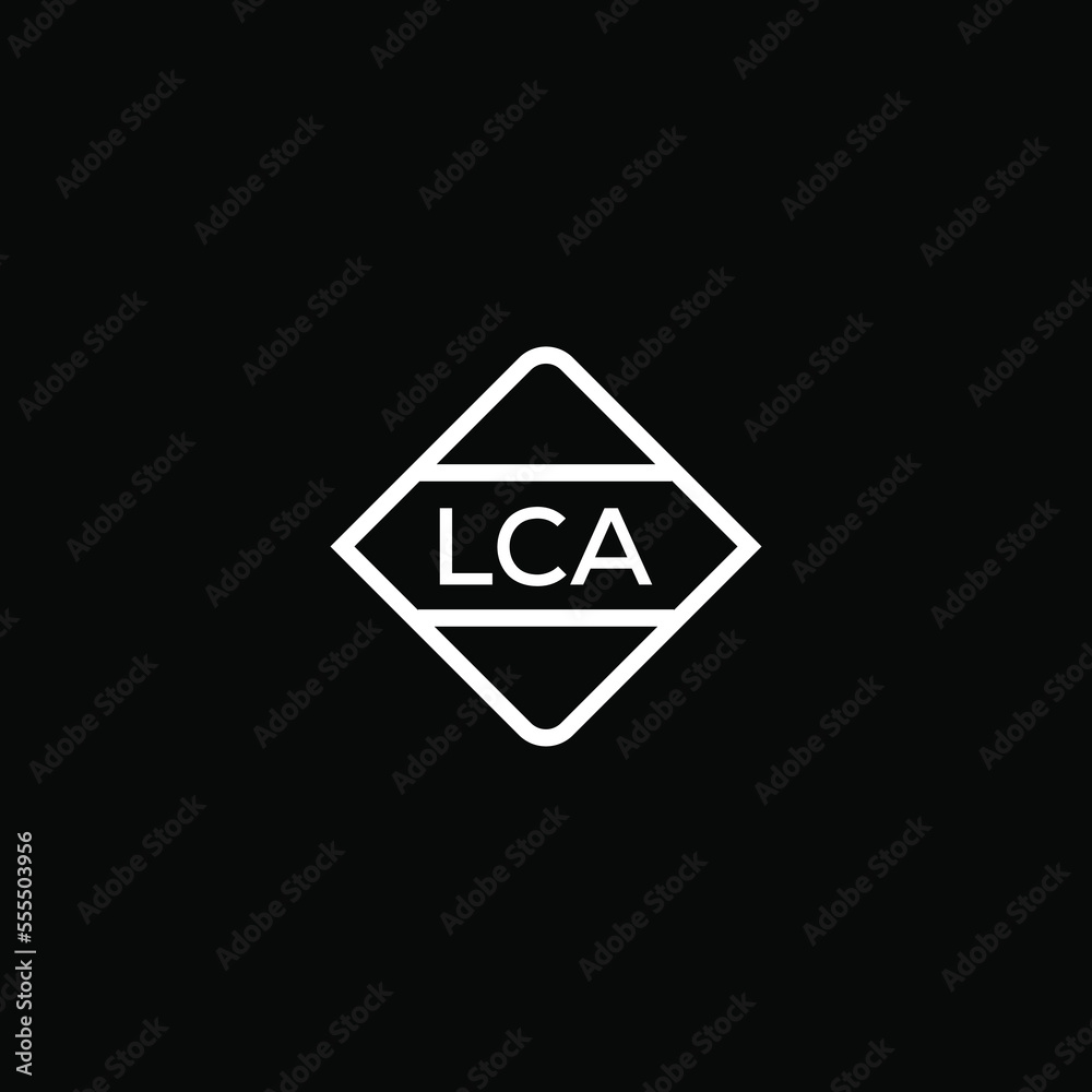 LCA 2 letter design for logo and icon.LCA monogram logo.vector ...