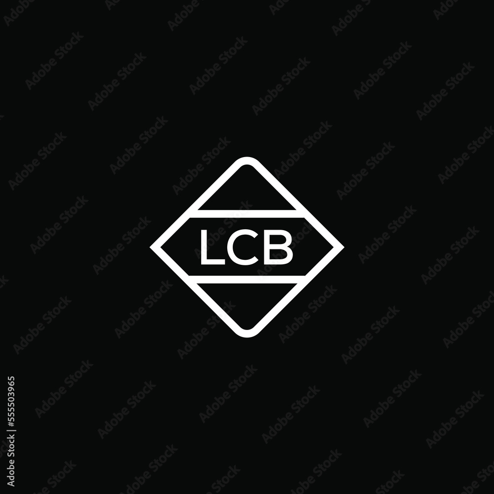 LCB 2 letter design for logo and icon.LCB monogram logo.vector ...