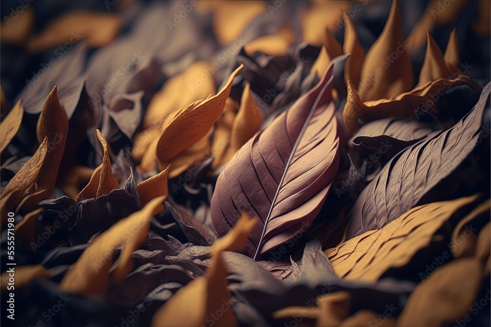 "Gorgeous AI Generated Natural Fantasy Leaf Background for Your Graphic ...