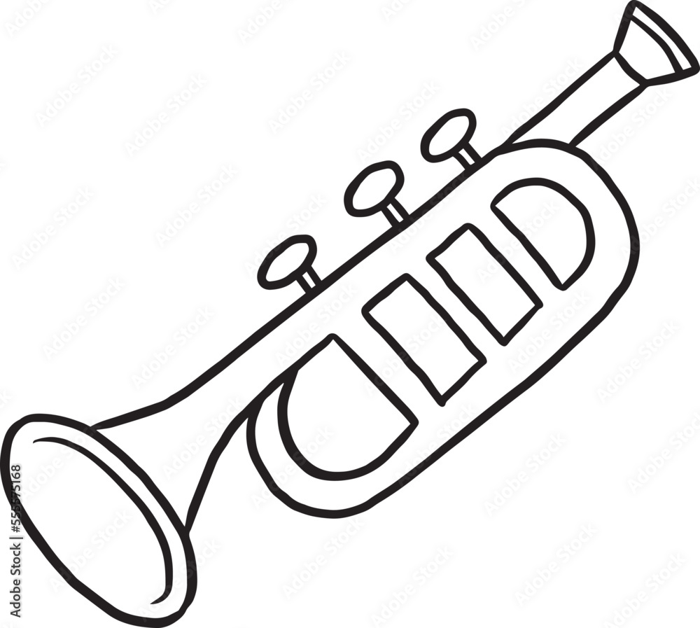 musical instrument cartoon doodle kawaii anime coloring page cute ...