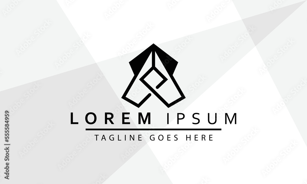 Black Letter A Logo. A Letter Design Vector with Black Colors and White ...