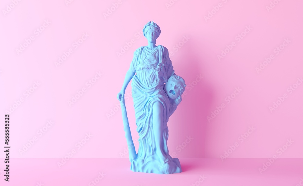 Melpomene, initially the Muse of Chorus, she then became the Muse of ...