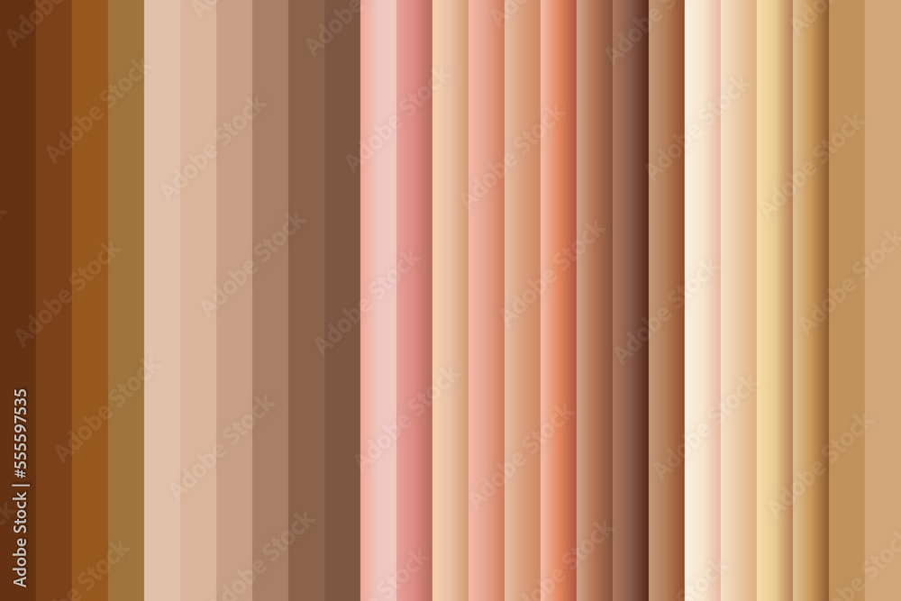 Skin Tones color palette collection. Modern and trendy abstract ...