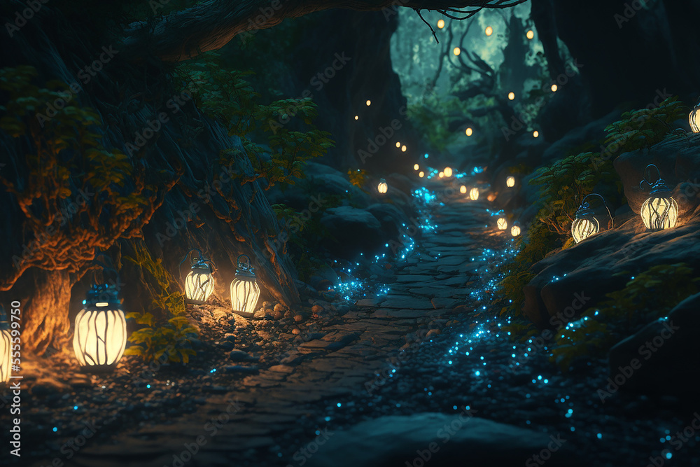 Enchanted Forest Night