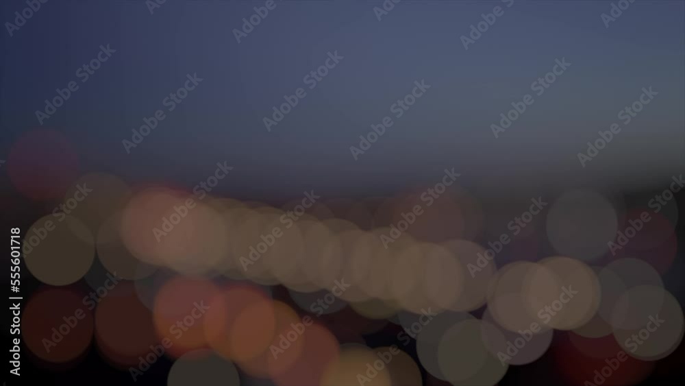 Night building out of focus blinking banger leaks footage. Night city ...