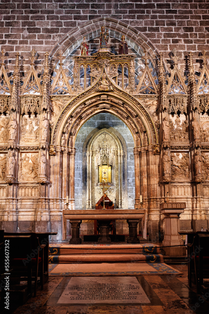 Chapel of the Relic of the Holy Grail inside Valencia Cathedral, Holy ...