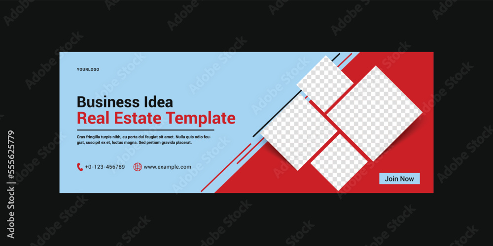 Social media post poster cover page, header, timeline flyer web banner ...