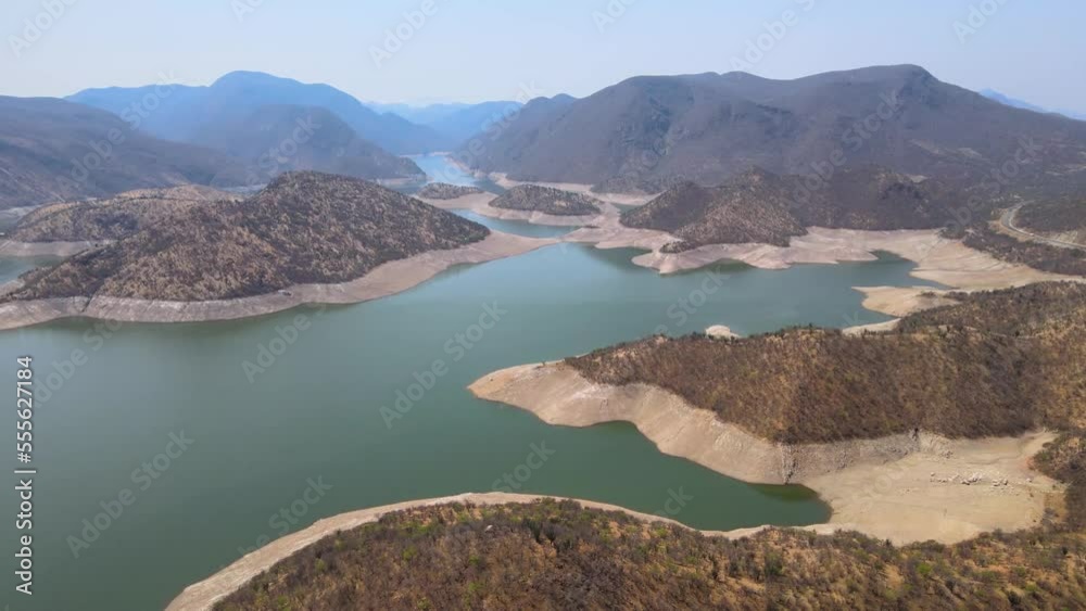 Infiernillo Dam Adolfo López Mateos. Located in the municipalities of ...
