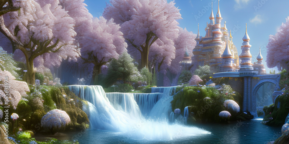 Fantasy Waterfalls Backgrounds