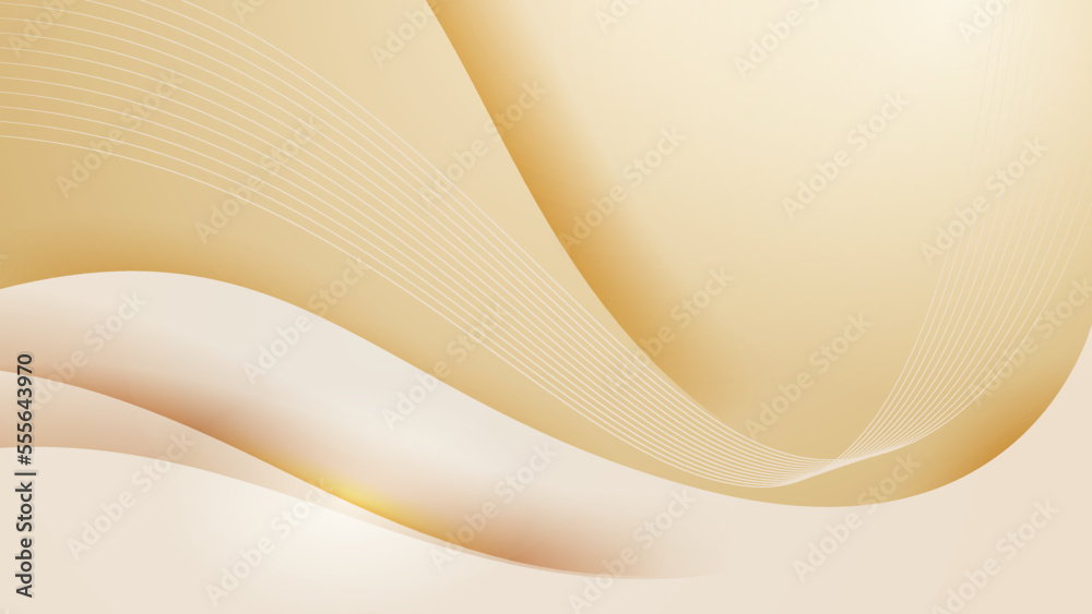 Modern abstract luxury soft beige gold background Stock Vector | Adobe ...