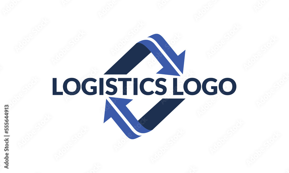 Logistic logo design concept. Logistic logo template free vector. Stock ...