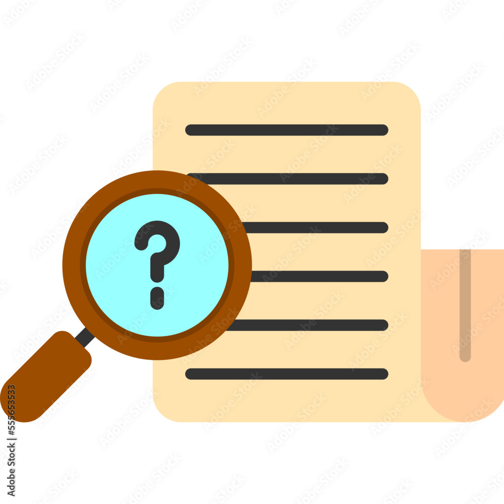 Interrogation Icon Stock Vector | Adobe Stock