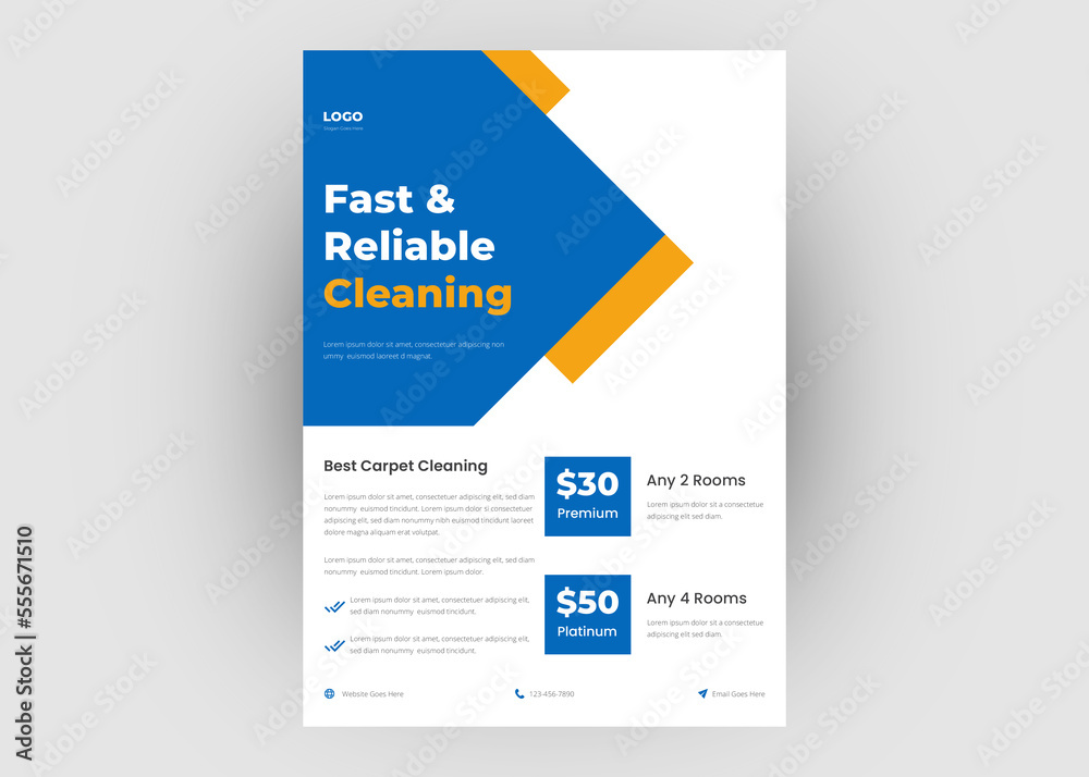 Carpet Cleaning Services Flyer. Professional Cleaning Services Flyer ...