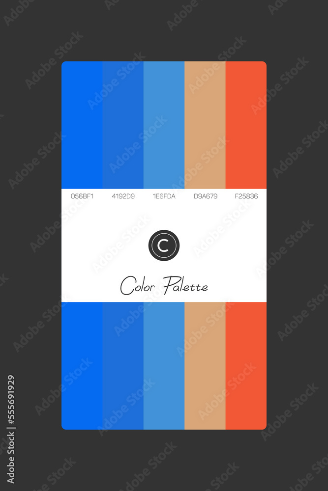 Vetor do Stock: Color Chart. Print Test Page. Color Numbers or Names ...
