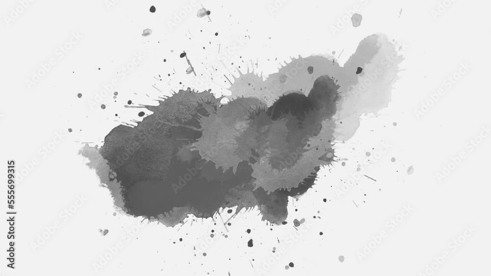 ink splat background. ink splatter compositing. Abstract slow-motion ...