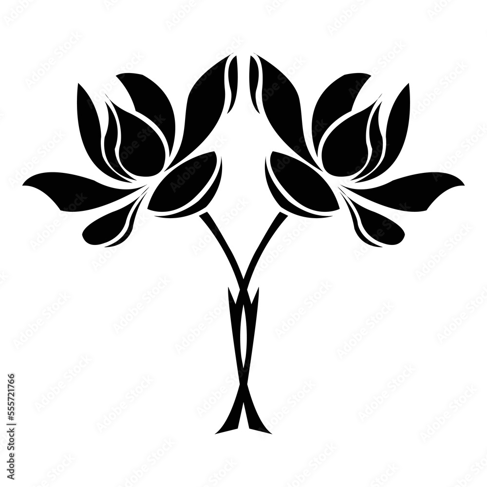 lotus flowers, Lotus, Lily Flower Icon. Spa icons button, vector, sign ...